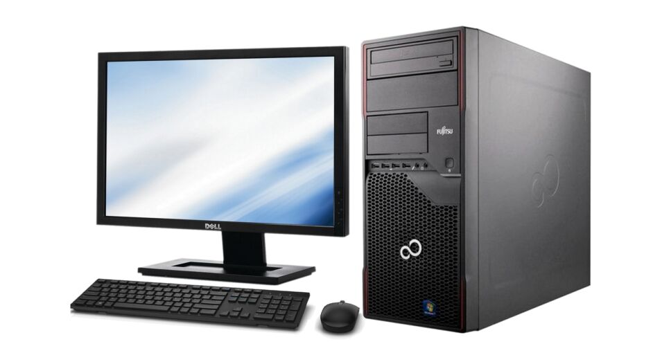 Fujitsu P710 Core I5 3470 4x3200MT/8GB/120GB SSD/500GB HDD +19 Wide LCD ...